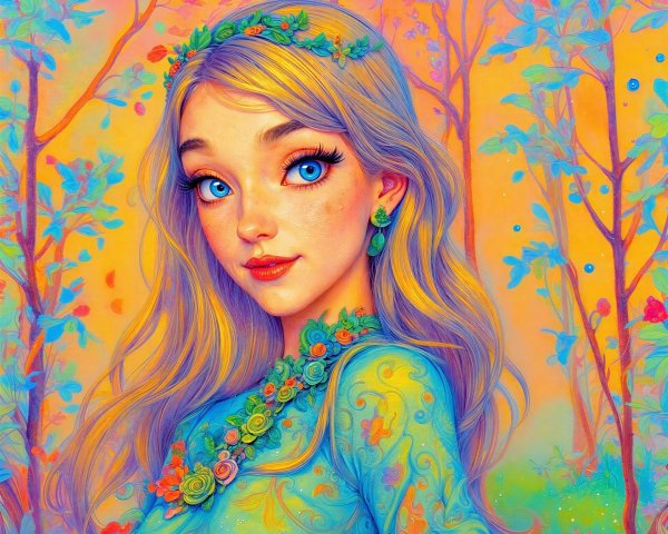 AI Generated Psychedelicforestportrait Photos and Artwork | Deep Dream ...