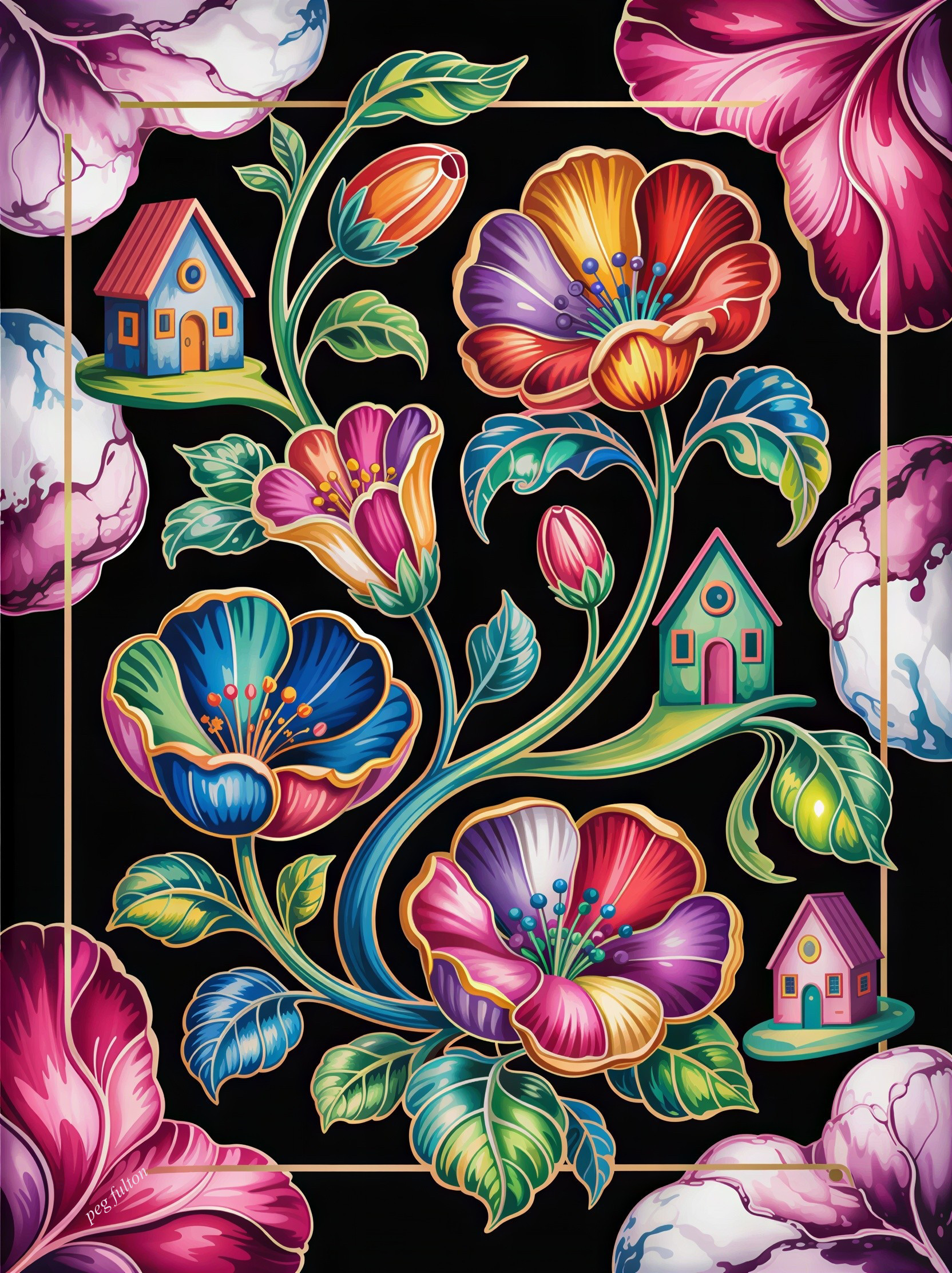 AI Generated Cartoonflowers Photos and Artwork | Deep Dream Generator